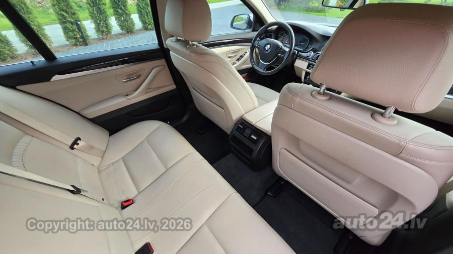White BMW 5 Series 2014 in Tallinn, with an engine capacity of 2.00 L and mileage of 122 thousand km for 14500 €, photo 18 on AUTOMOTO.COM.LV