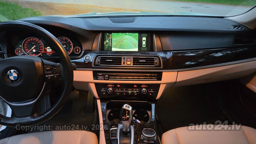 White BMW 5 Series 2014 in Tallinn, with an engine capacity of 2.00 L and mileage of 122 thousand km for 14500 €, photo 23 on AUTOMOTO.COM.LV