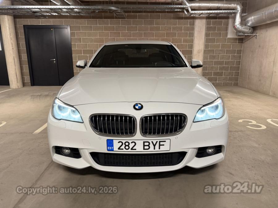 White BMW 5 Series 2015 in Tallinn, with an engine capacity of 3.00 L and mileage of 260 thousand km for 14500 €, photo 3 on AUTOMOTO.COM.LV