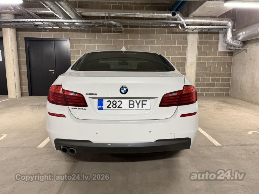 White BMW 5 Series 2015 in Tallinn, with an engine capacity of 3.00 L and mileage of 260 thousand km for 14500 €, photo 7 on AUTOMOTO.COM.LV