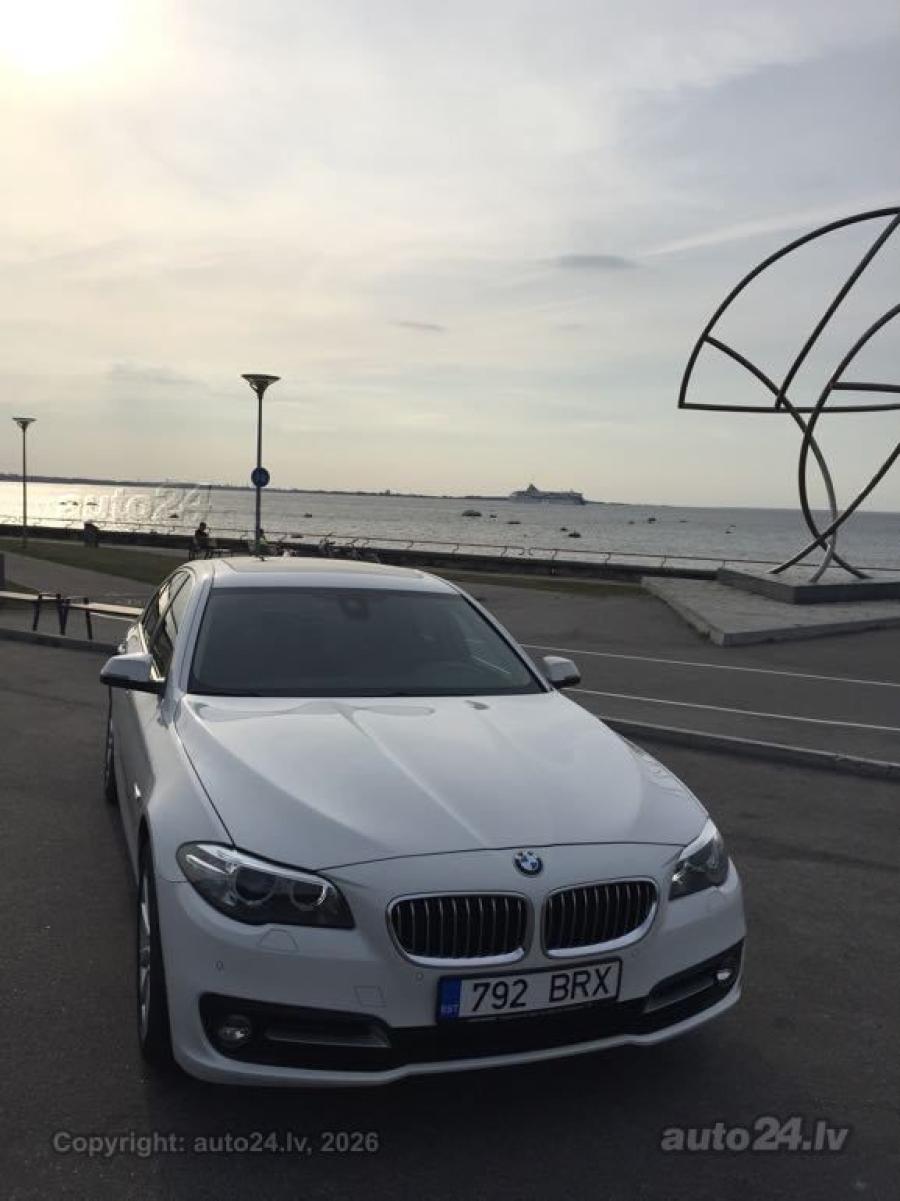 White BMW 5 Series 2015 in Tallinn, with an engine capacity of 2.00 L and mileage of 137 thousand km for 15999 €, photo 8 on AUTOMOTO.COM.LV