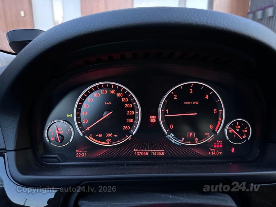White BMW 5 Series 2015 in Tallinn, with an engine capacity of 2.00 L and mileage of 137 thousand km for 15999 €, photo 9 on AUTOMOTO.COM.LV