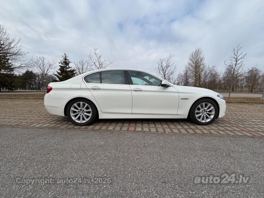 White BMW 5 Series 2016 in Kuressaare, with an engine capacity of 3.00 L and mileage of 179 thousand km for 18500 €, photo 1 on AUTOMOTO.COM.LV
