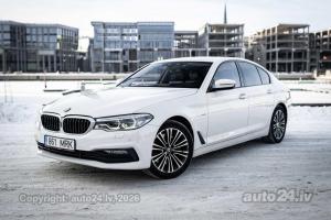 Balts BMW 5 Series 2017 Tallina, ar dzinēja tilpumu 2.00 L un nobraukumu 153 tūkst. km par 23000 €, foto  vietnē AUTOMOTO.COM.LV