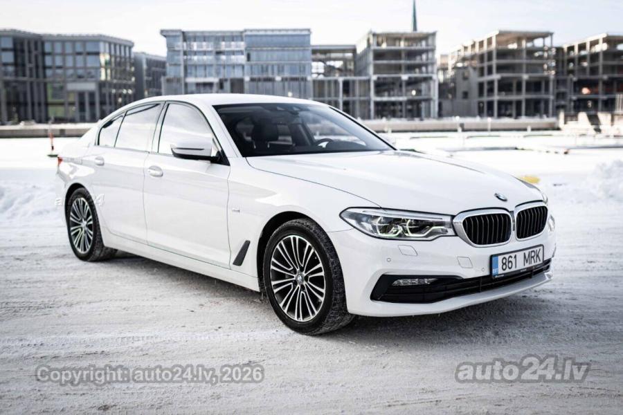 White BMW 5 Series 2017 in Tallinn, with an engine capacity of 2.00 L and mileage of 153 thousand km for 23000 €, photo 3 on AUTOMOTO.COM.LV