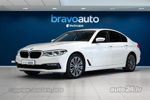 Balts BMW 5 Series 2017 Tallina, ar dzinēja tilpumu 2.00 L un nobraukumu 156 tūkst. km par 22990 €, foto  vietnē AUTOMOTO.COM.LV
