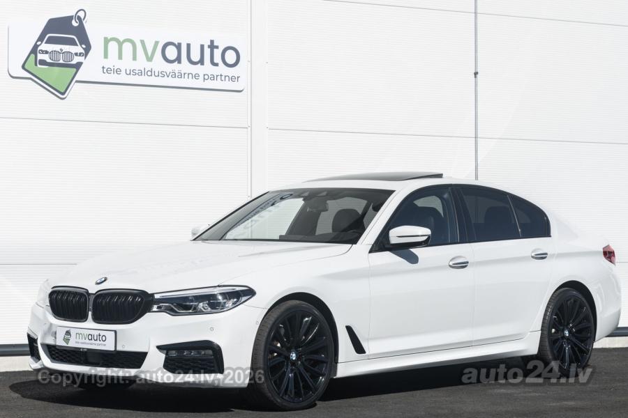 White BMW 5 Series 2018 in Tallinn, with an engine capacity of 3.00 L and mileage of 159 thousand km for 26990 €, photo 1 on AUTOMOTO.COM.LV