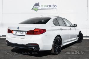 White BMW 5 Series 2018 in Tallinn, with an engine capacity of 3.00 L and mileage of 159 thousand km for 26990 €, photo 7 on AUTOMOTO.COM.LV
