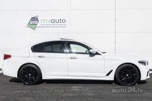 White BMW 5 Series 2018 in Tallinn, with an engine capacity of 3.00 L and mileage of 159 thousand km for 26990 €, photo 10 on AUTOMOTO.COM.LV