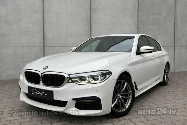 White BMW 5 Series 2019 in Tallinn, with an engine capacity of 3.00 L and mileage of 113 thousand km for 33900 €, photo 1 on AUTOMOTO.COM.LV