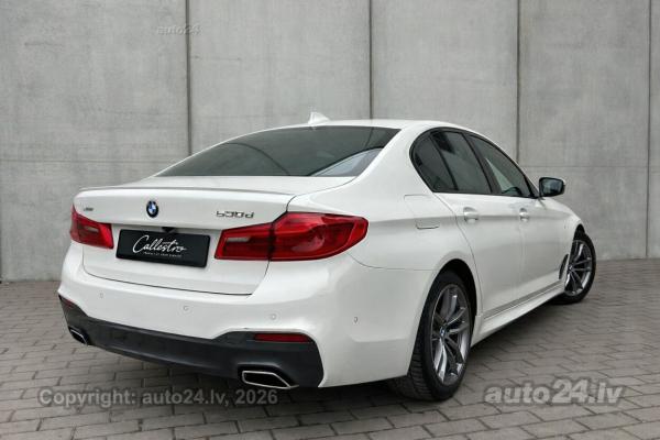 White BMW 5 Series 2019 in Tallinn, with an engine capacity of 3.00 L and mileage of 113 thousand km for 33900 €, photo 4 on AUTOMOTO.COM.LV