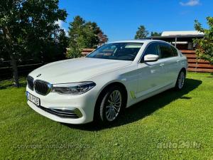 White BMW 5 Series 2019 in Tallinn, with an engine capacity of 2.00 L and mileage of 124 thousand km for 26000 €, photo  on AUTOMOTO.COM.LV