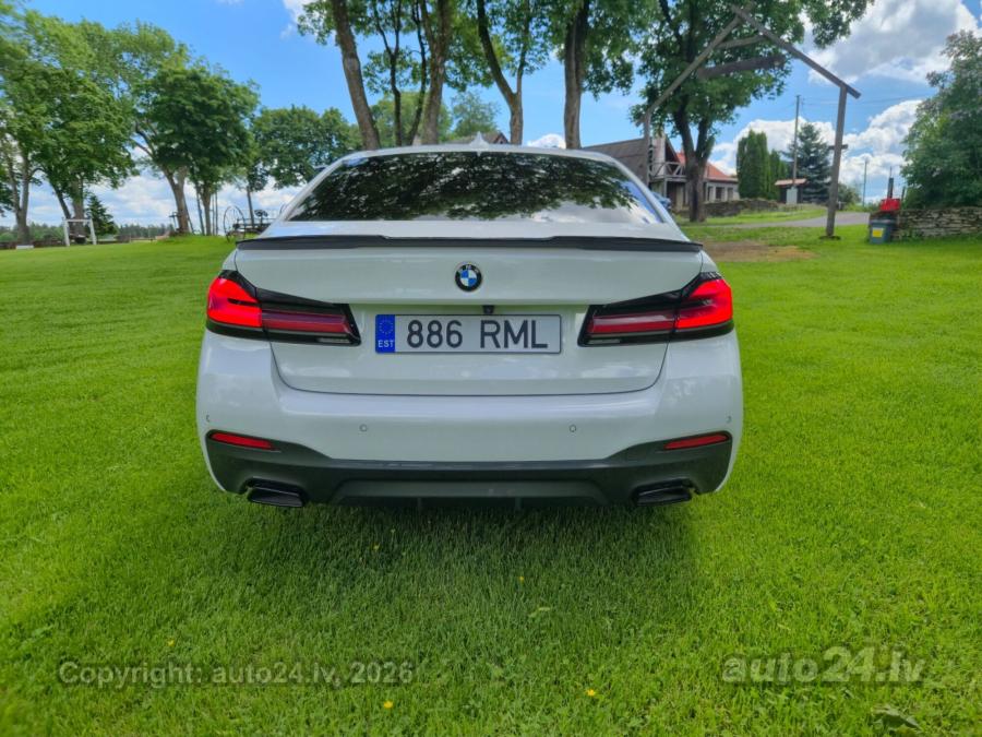White BMW 5 Series 2020 in Tallinn, with an engine capacity of 2.00 L and mileage of 135 thousand km for 31000 €, photo 9 on AUTOMOTO.COM.LV