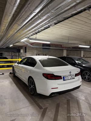 White BMW 5 Series 2022 in Tallinn, with an engine capacity of 2.00 L and mileage of 41 thousand km for 35000 €, photo 6 on AUTOMOTO.COM.LV