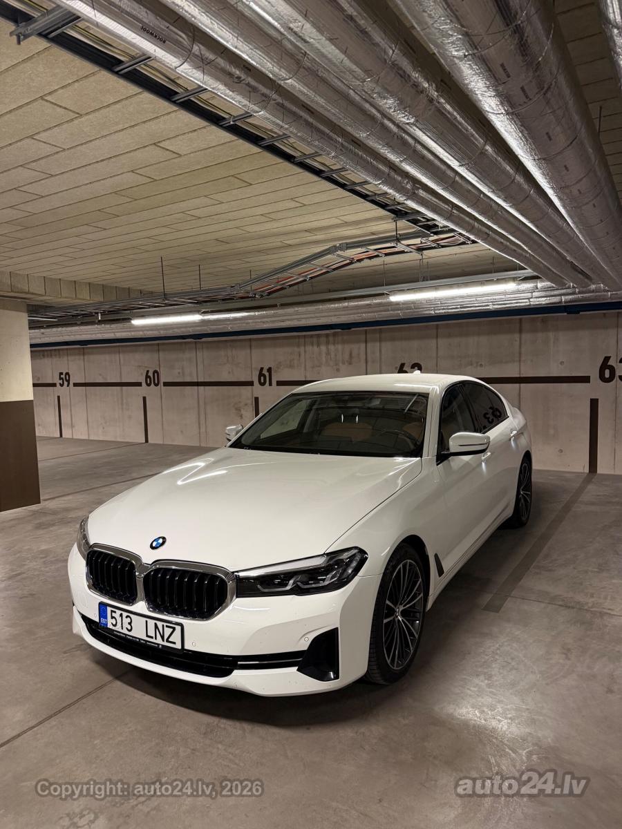 White BMW 5 Series 2022 in Tallinn, with an engine capacity of 2.00 L and mileage of 41 thousand km for 35000 €, photo 9 on AUTOMOTO.COM.LV
