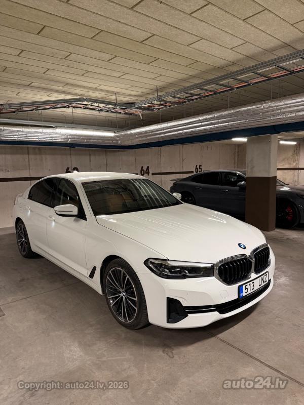 White BMW 5 Series 2022 in Tallinn, with an engine capacity of 2.00 L and mileage of 41 thousand km for 35000 €, photo 9 on AUTOMOTO.COM.LV
