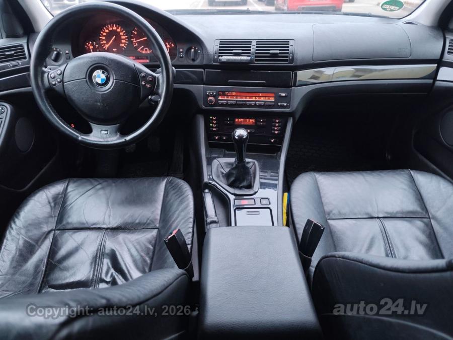 White BMW 5 Series 2000 in Tallinn, with an engine capacity of 2.50 L and mileage of 304 thousand km for 3300 €, photo 8 on AUTOMOTO.COM.LV