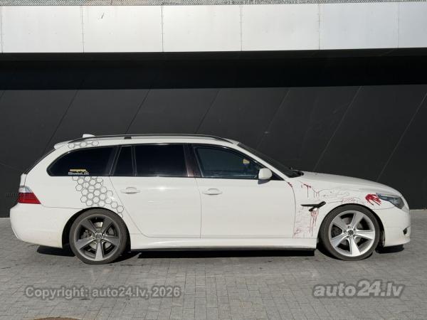White BMW 5 Series 2008 in Tallinn, with an engine capacity of 3.00 L and mileage of 403 thousand km for 8499 €, photo 3 on AUTOMOTO.COM.LV