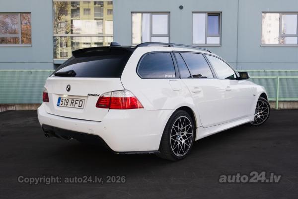 White BMW 5 Series 2008 in Tallinn, with an engine capacity of 3.00 L and mileage of 0 thousand km for 4900 €, photo 6 on AUTOMOTO.COM.LV