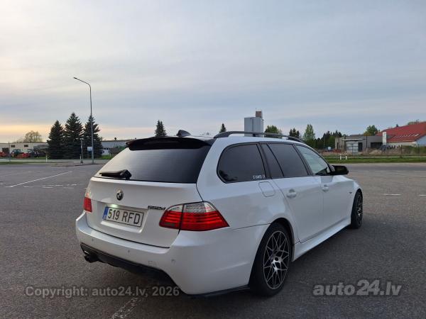 White BMW 5 Series 2008 in Tallinn, with an engine capacity of 3.00 L and mileage of 371 thousand km for 7799 €, photo 2 on AUTOMOTO.COM.LV