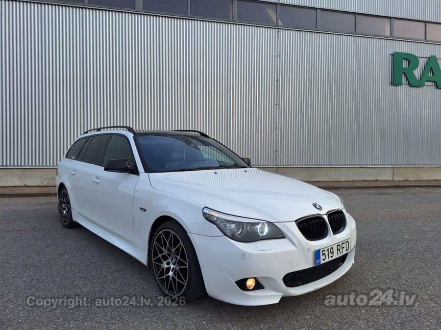 Balts BMW 5 Series 2008 Tallina, ar dzinēja tilpumu 3.00 L un nobraukumu 371 tūkst. km par 7799 €, foto 4 vietnē AUTOMOTO.COM.LV