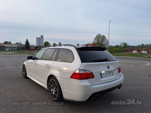 White BMW 5 Series 2008 in Tallinn, with an engine capacity of 3.00 L and mileage of 371 thousand km for 7799 €, photo 6 on AUTOMOTO.COM.LV