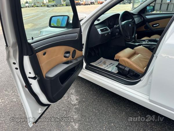 White BMW 5 Series 2008 in Tartu, with an engine capacity of 2.00 L and mileage of 248 thousand km for 4999 €, photo 9 on AUTOMOTO.COM.LV