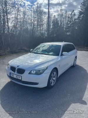 Balts BMW 5 Series 2009 Tallina, ar dzinēja tilpumu 3.00 L un nobraukumu 258 tūkst. km par 5499 €, foto  vietnē AUTOMOTO.COM.LV