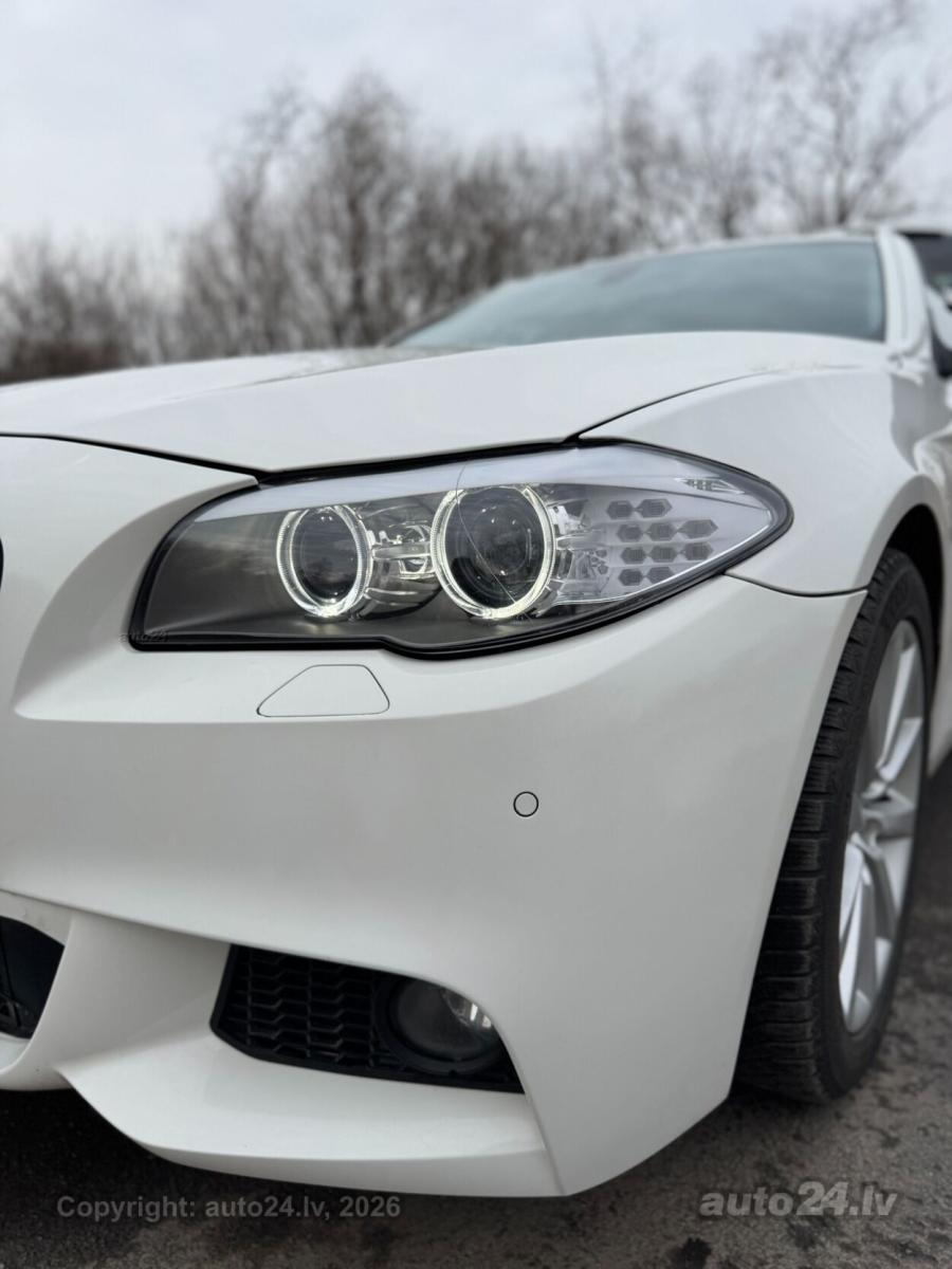 White BMW 5 Series 2011 in Tallinn, with an engine capacity of 2.00 L and mileage of 364 thousand km for 6000 €, photo 5 on AUTOMOTO.COM.LV