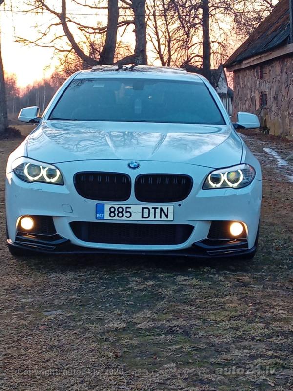 White BMW 5 Series 2012 in Tallinn, with an engine capacity of 2.00 L and mileage of 286 thousand km for 10500 €, photo 1 on AUTOMOTO.COM.LV