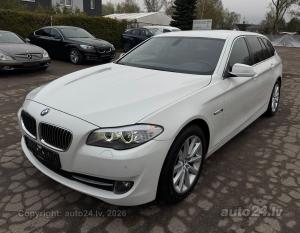 White BMW 5 Series 2012 in Tallinn, with an engine capacity of 2.00 L and mileage of 250 thousand km for 8280 €, photo  on AUTOMOTO.COM.LV