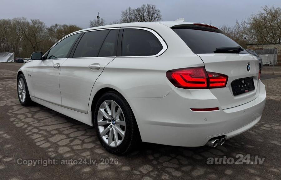 White BMW 5 Series 2012 in Tallinn, with an engine capacity of 2.00 L and mileage of 250 thousand km for 8280 €, photo 3 on AUTOMOTO.COM.LV