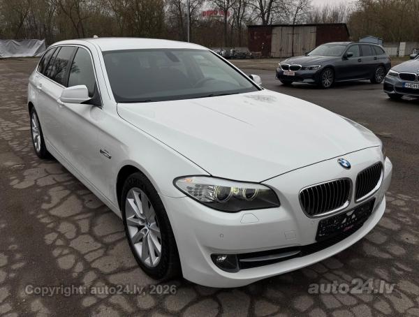 White BMW 5 Series 2012 in Tallinn, with an engine capacity of 2.00 L and mileage of 250 thousand km for 8280 €, photo 3 on AUTOMOTO.COM.LV
