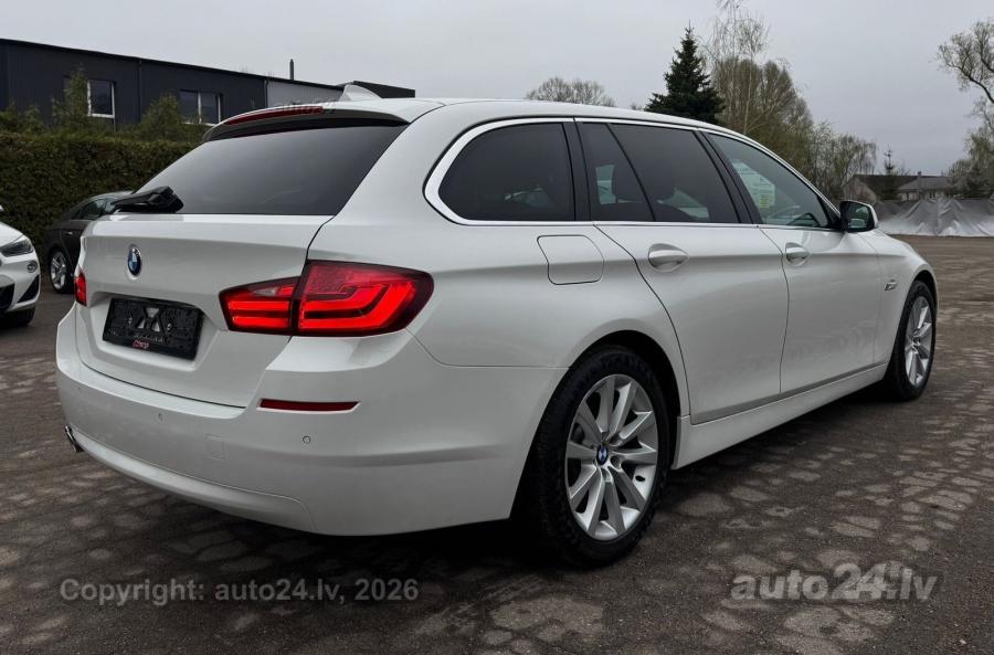 White BMW 5 Series 2012 in Tallinn, with an engine capacity of 2.00 L and mileage of 250 thousand km for 8280 €, photo 5 on AUTOMOTO.COM.LV
