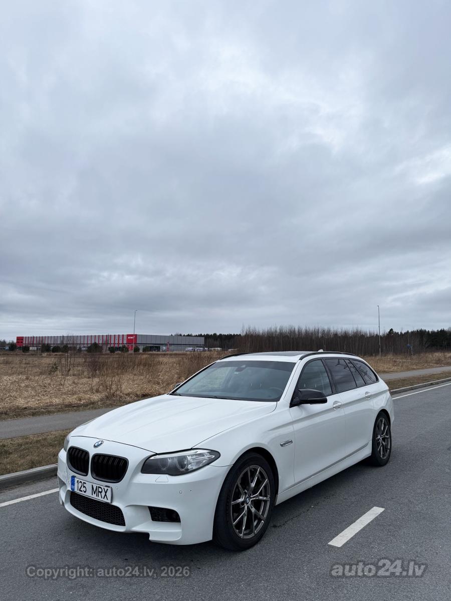 White BMW 5 Series 2013 in Tallinn, with an engine capacity of 3.00 L and mileage of 264 thousand km for 12600 €, photo 1 on AUTOMOTO.COM.LV