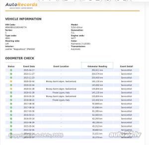 Белый БМВ 5 Серия 2013 в Тарту, объемом двигателя 2.00 л и пробегом 314 тыс. км за 11555 €, фото 22 на AUTOMOTO.COM.LV