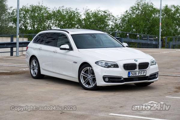 White BMW 5 Series 2013 in Tartu, with an engine capacity of 3.00 L and mileage of 288 thousand km for 12999 €, photo 3 on AUTOMOTO.COM.LV