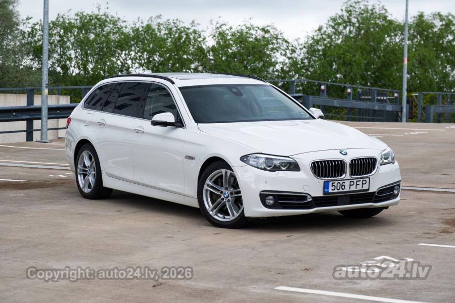 White BMW 5 Series 2013 in Tartu, with an engine capacity of 3.00 L and mileage of 288 thousand km for 12999 €, photo 4 on AUTOMOTO.COM.LV