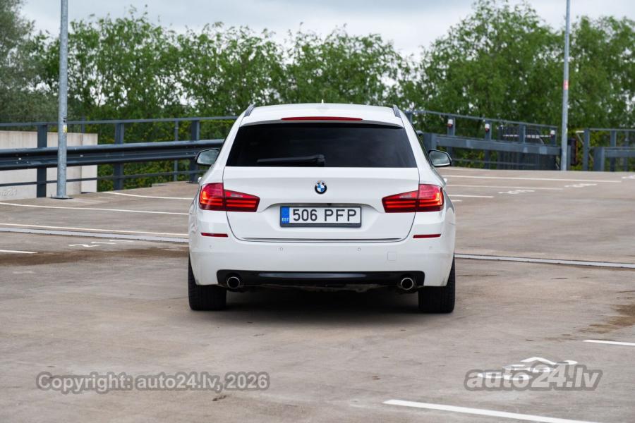 White BMW 5 Series 2013 in Tartu, with an engine capacity of 3.00 L and mileage of 288 thousand km for 12999 €, photo 7 on AUTOMOTO.COM.LV