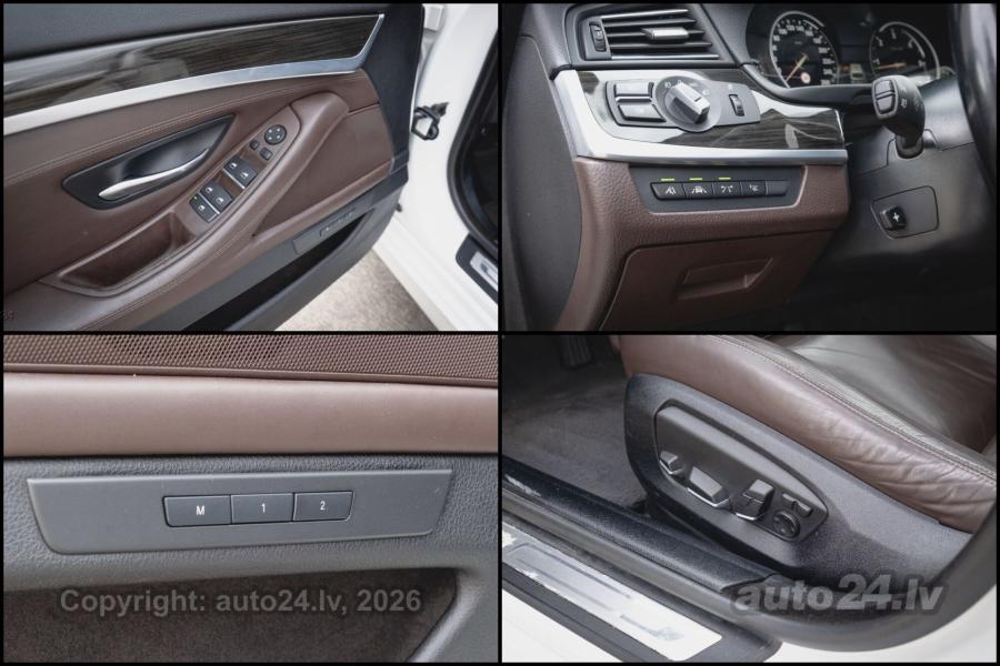 White BMW 5 Series 2013 in Tartu, with an engine capacity of 3.00 L and mileage of 288 thousand km for 12999 €, photo 22 on AUTOMOTO.COM.LV