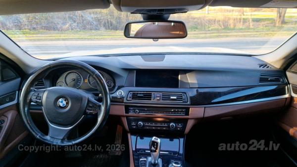 White BMW 5 Series 2013 in Tallinn, with an engine capacity of 2.00 L and mileage of 276 thousand km for 9100 €, photo 5 on AUTOMOTO.COM.LV