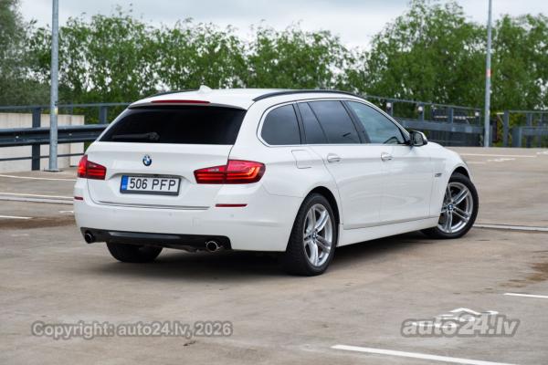 White BMW 5 Series 2013 in Tartu, with an engine capacity of 3.00 L and mileage of 288 thousand km for 12999 €, photo 2 on AUTOMOTO.COM.LV