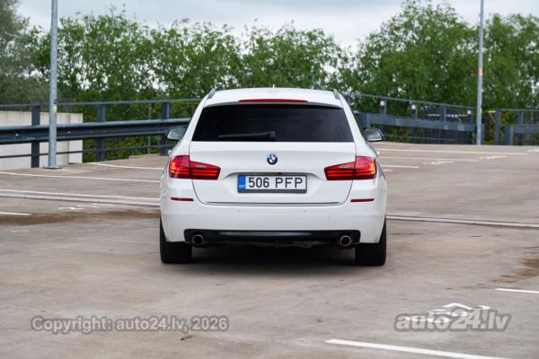 White BMW 5 Series 2013 in Tartu, with an engine capacity of 3.00 L and mileage of 288 thousand km for 12999 €, photo 6 on AUTOMOTO.COM.LV