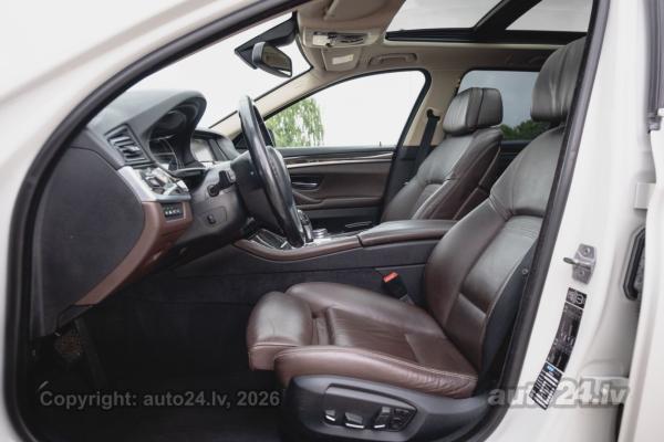 White BMW 5 Series 2013 in Tartu, with an engine capacity of 3.00 L and mileage of 288 thousand km for 12999 €, photo 8 on AUTOMOTO.COM.LV