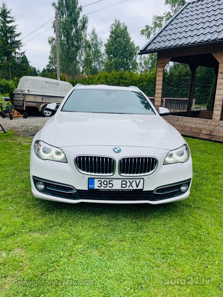 White BMW 5 Series 2014 in Tallinn, with an engine capacity of 2.00 L and mileage of 253 thousand km for 12900 €, photo 3 on AUTOMOTO.COM.LV