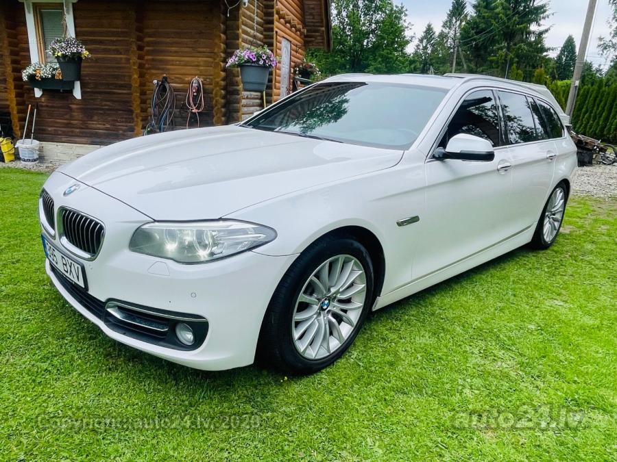 White BMW 5 Series 2014 in Tallinn, with an engine capacity of 2.00 L and mileage of 253 thousand km for 12900 €, photo 7 on AUTOMOTO.COM.LV