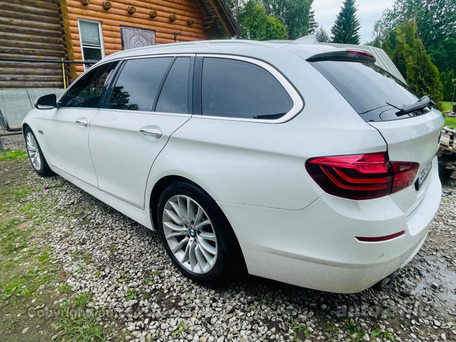 White BMW 5 Series 2014 in Tallinn, with an engine capacity of 2.00 L and mileage of 253 thousand km for 12900 €, photo 15 on AUTOMOTO.COM.LV
