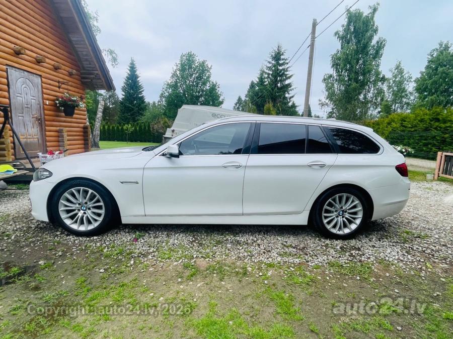 White BMW 5 Series 2014 in Tallinn, with an engine capacity of 2.00 L and mileage of 253 thousand km for 12900 €, photo 17 on AUTOMOTO.COM.LV