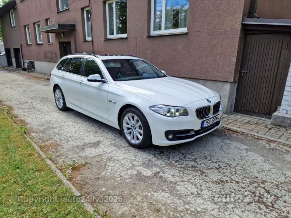 White BMW 5 Series 2015 in Tallinn, with an engine capacity of 2.00 L and mileage of 227 thousand km for 14900 €, photo 1 on AUTOMOTO.COM.LV