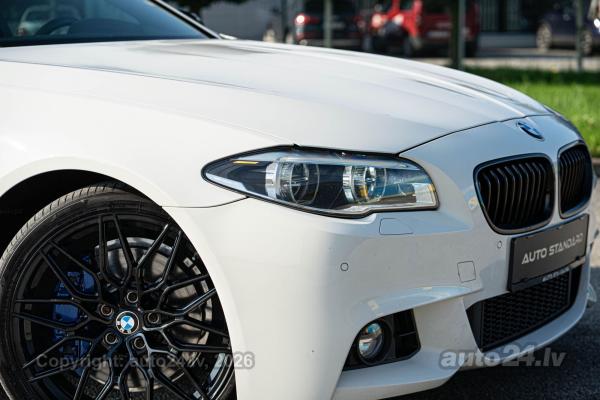 White BMW 5 Series 2015 in Tartu, with an engine capacity of 3.00 L and mileage of 255 thousand km for 14300 €, photo 7 on AUTOMOTO.COM.LV